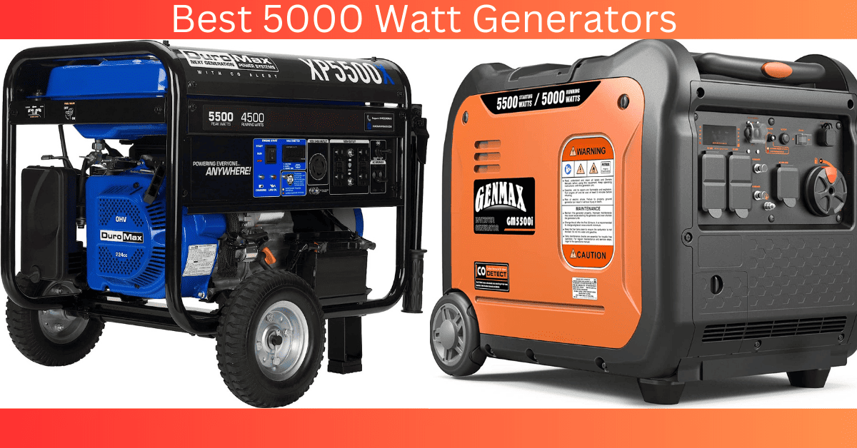Top 5 Best 5000 Watt Generators of 2022. | Electric Ninjas